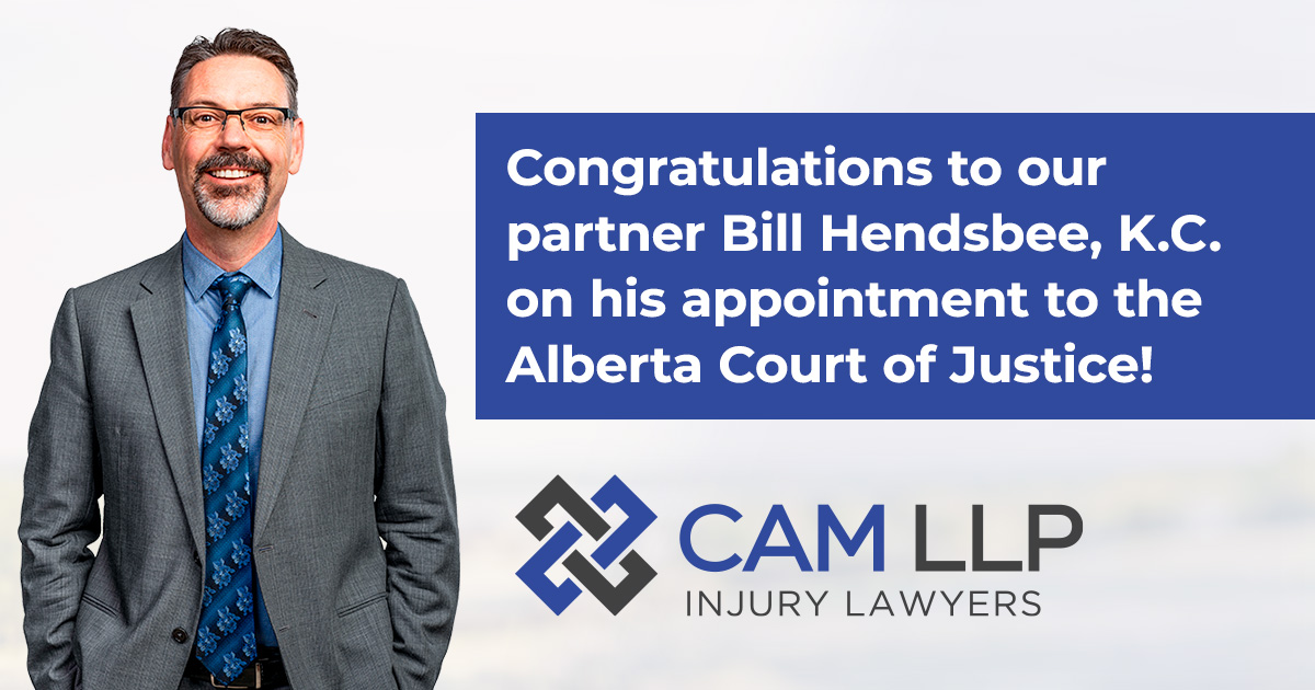 CAM LLP - CAM LLP is delighted to congratulate Bill Hendsbee, K.C., on ...